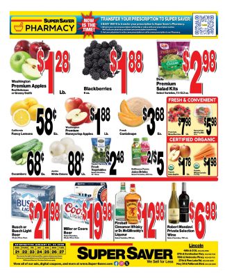 Super Saver Weekly Ad Jan 21 – Jan 27, 2026