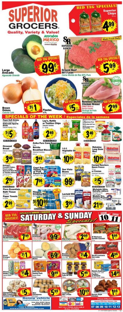 Superior Grocers Weekly Ad Jan 07 – Jan 13, 2026