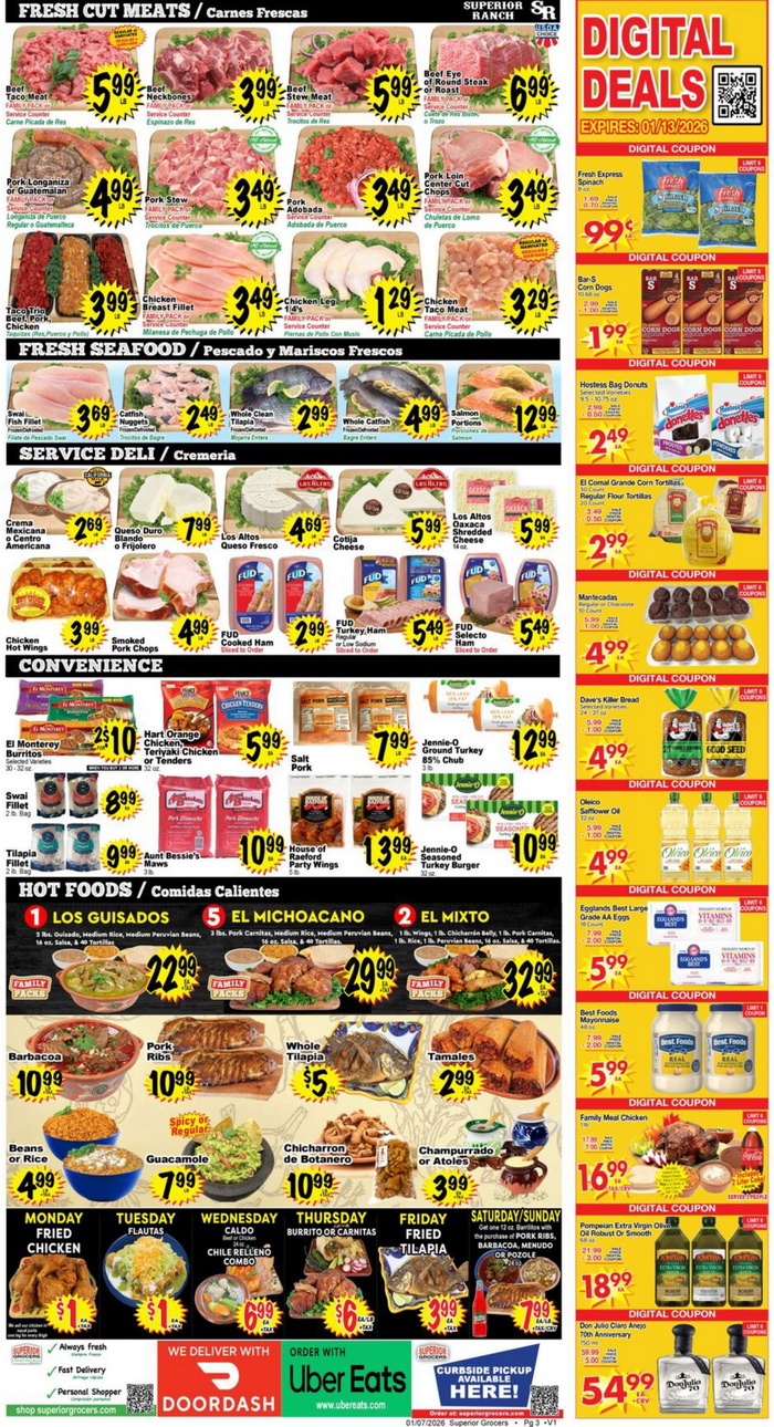 Superior Grocers Weekly Ad Jan 07 – Jan 13, 2026