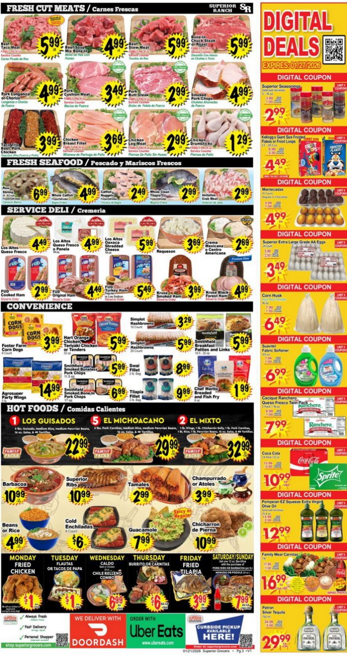 Superior Grocers Weekly Ad Jan 21 – Jan 27, 2026