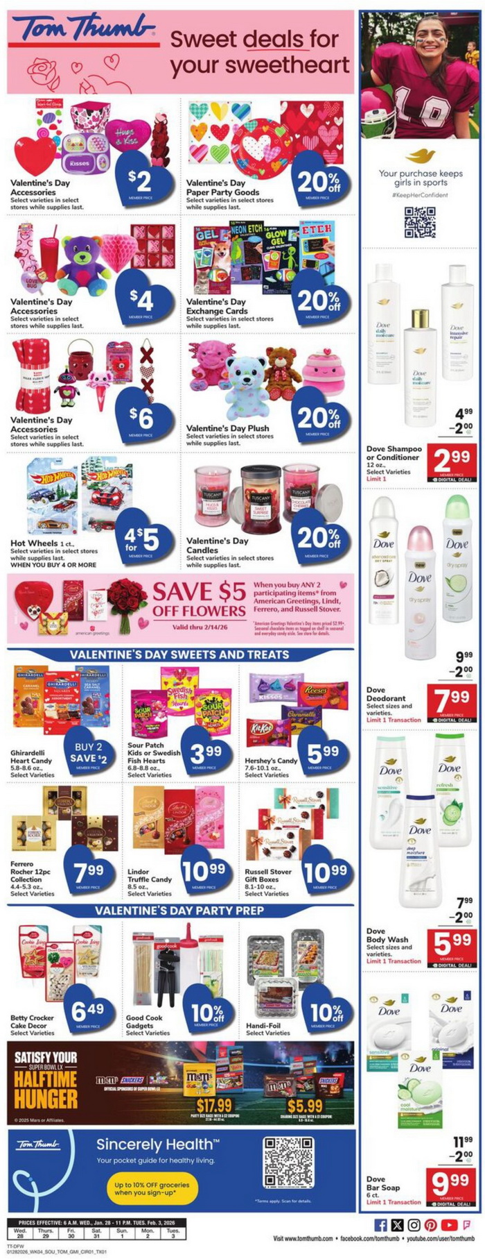 Tom Thumb Weekly Ad Jan 28 – Feb 03, 2026