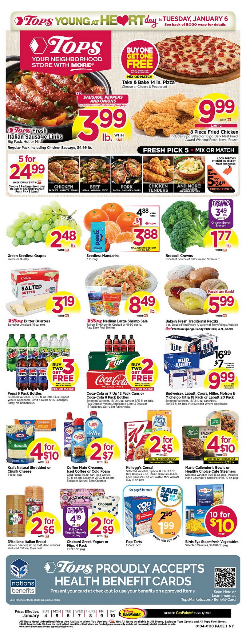 Tops Weekly Ad Jan 04 – Jan 10, 2026
