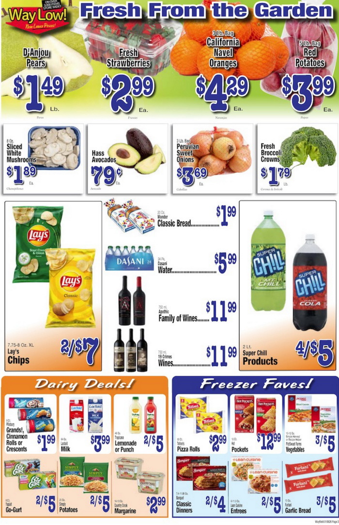 Wayfield Foods Weekly Ad Jan 05 – Jan 11, 2026