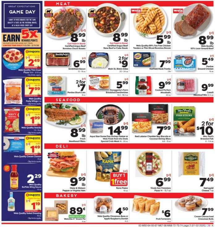 Weis Markets Weekly Ad Jan 02 – Jan 07, 2026