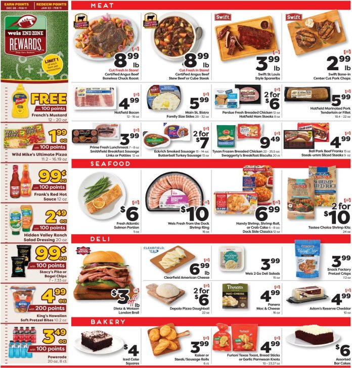 Weis Markets Weekly Ad Jan 22 – Jan 28, 2026