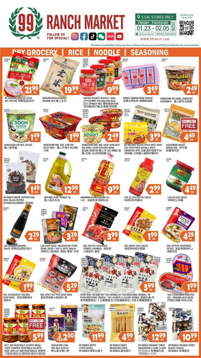 99 Ranch Market Weekly Ad Jan 30 – Feb 05, 2026