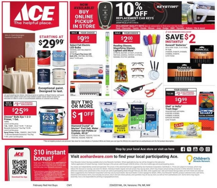 ACE Hardware Monthly Ad Feb 01 – Feb 28, 2026