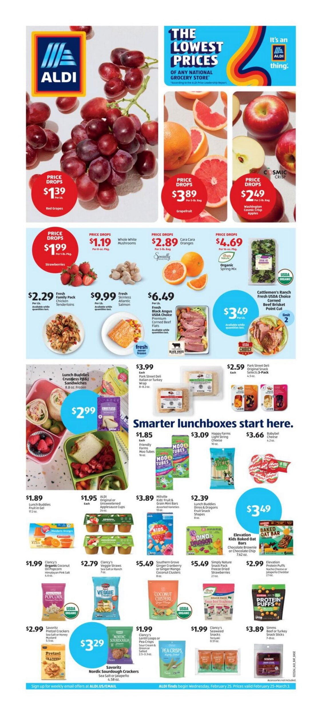 ALDI Weekly Ad Feb 25 – Mar 03, 2026