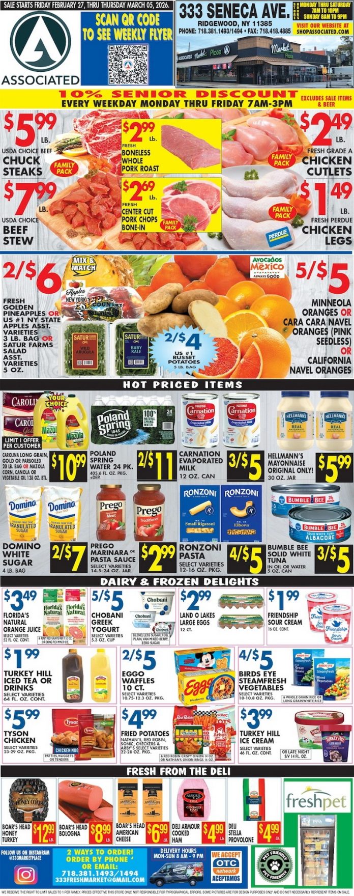 Associated Supermarkets Weekly Ad Feb 27 – Mar 05, 2026
