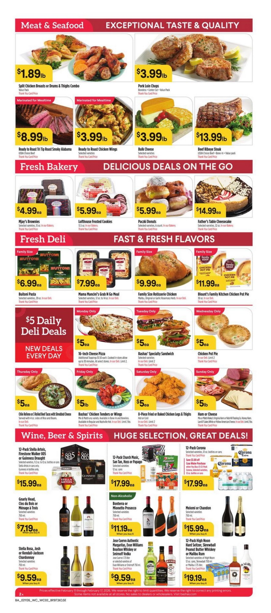 Bashas Weekly Ad Feb 11 – Feb 17, 2026 (Valentine's Day Promotion Included)