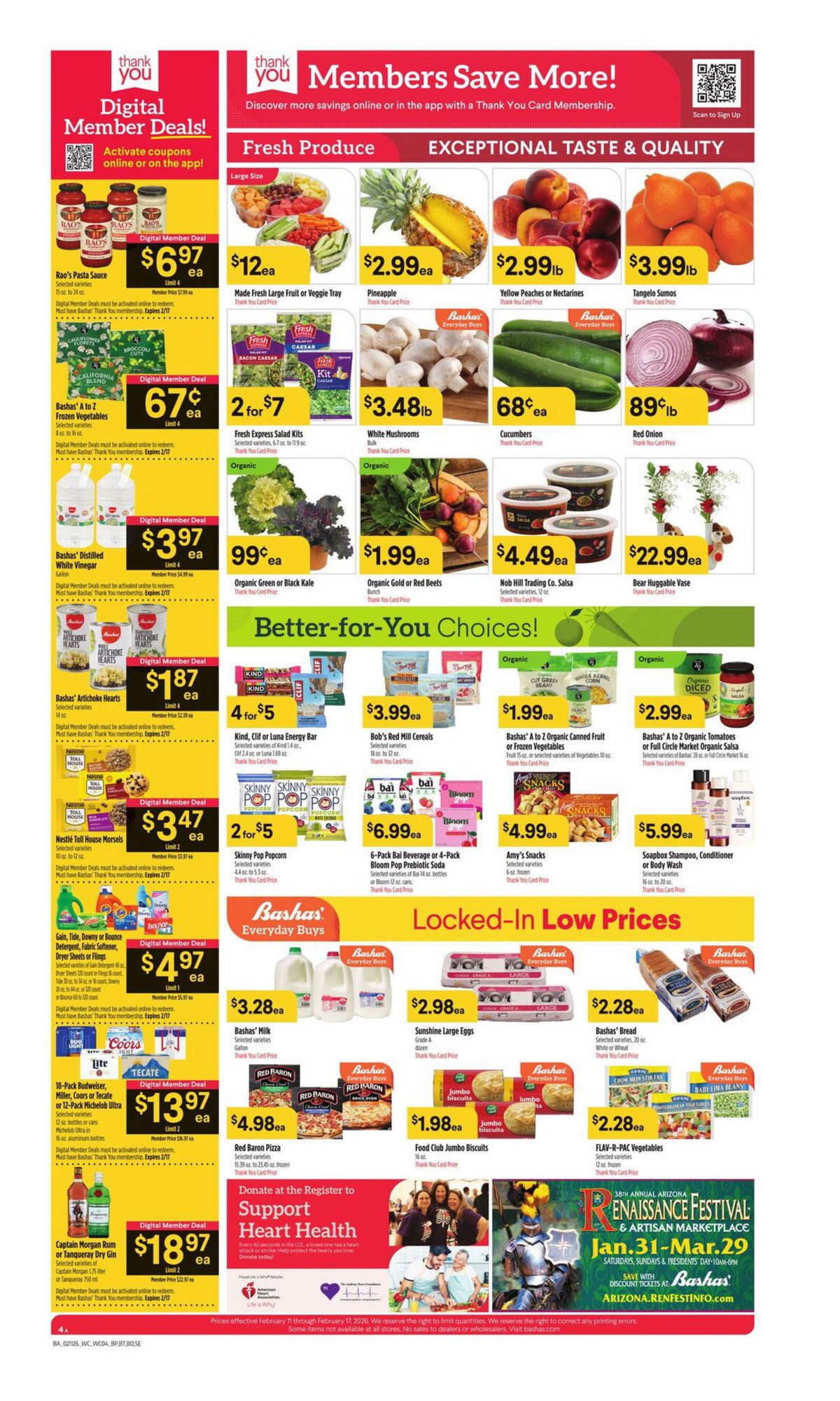 Bashas Weekly Ad Feb 11 – Feb 17, 2026 (Valentine's Day Promotion Included)