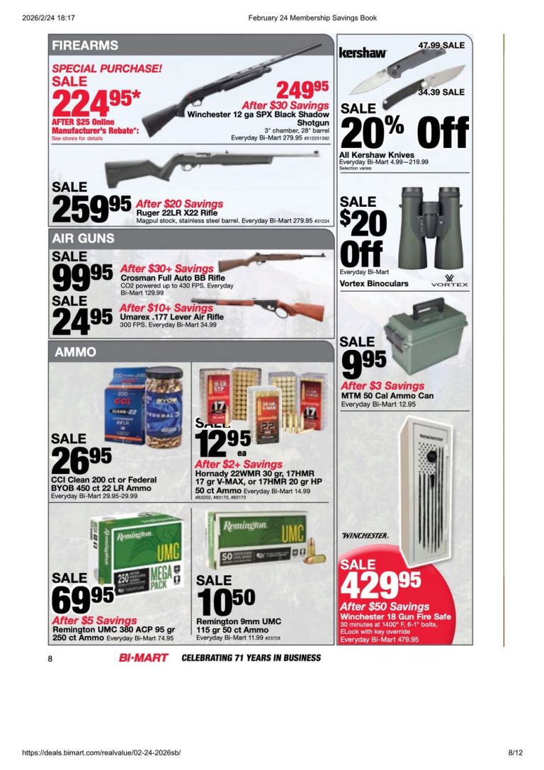 Bi-Mart Membership Savings Book Feb 24 – Mar 09, 2026