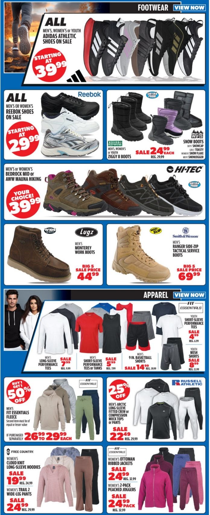 Big 5 Sporting Goods Weekly Ad Feb 20 – Mar 05, 2026
