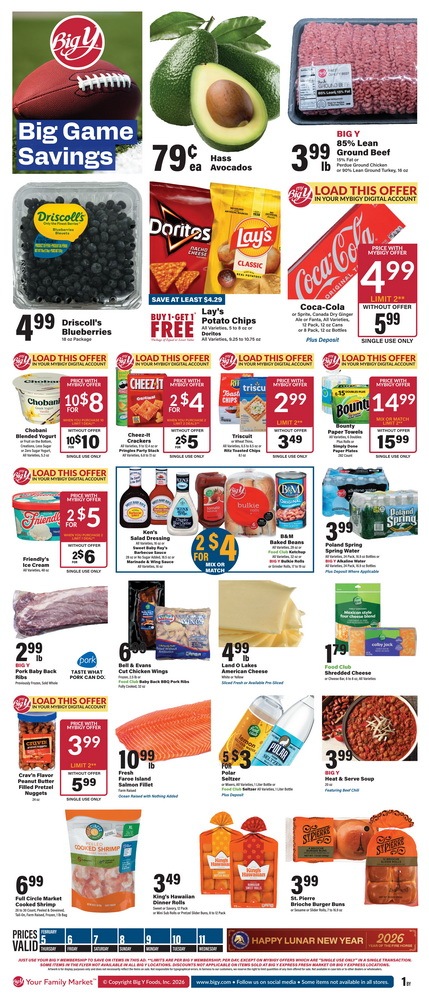 Big Y Weekly Ad Feb 05 – Feb 11, 2026 (Valentine's Day Promotion Included)