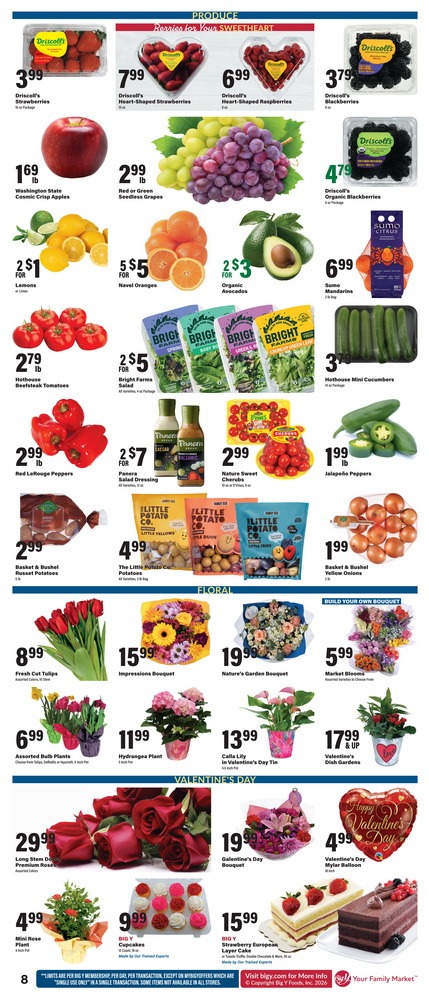 Big Y Weekly Ad Feb 05 – Feb 11, 2026 (Valentine's Day Promotion Included)