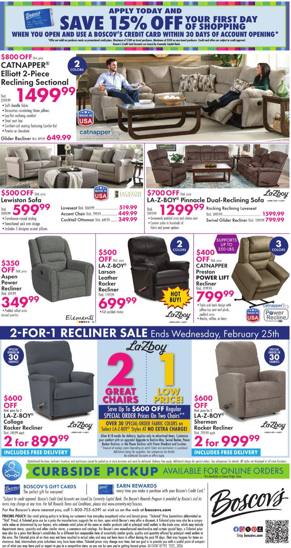 Boscov's Weekly Ad Feb 19 – Feb 25, 2026