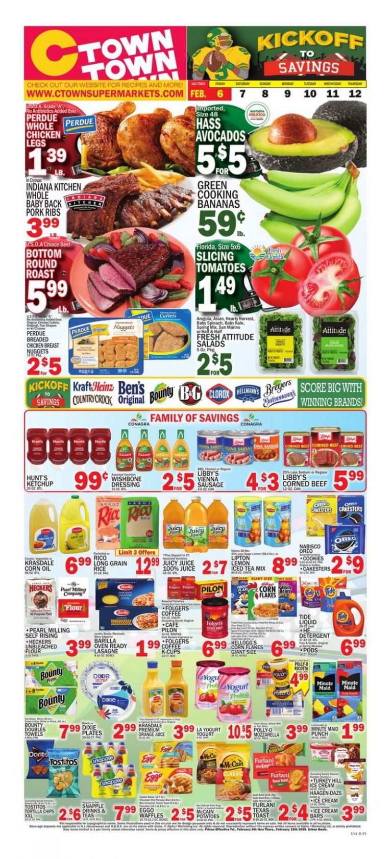 C-Town Weekly Ad Feb 06 – Feb 12, 2026