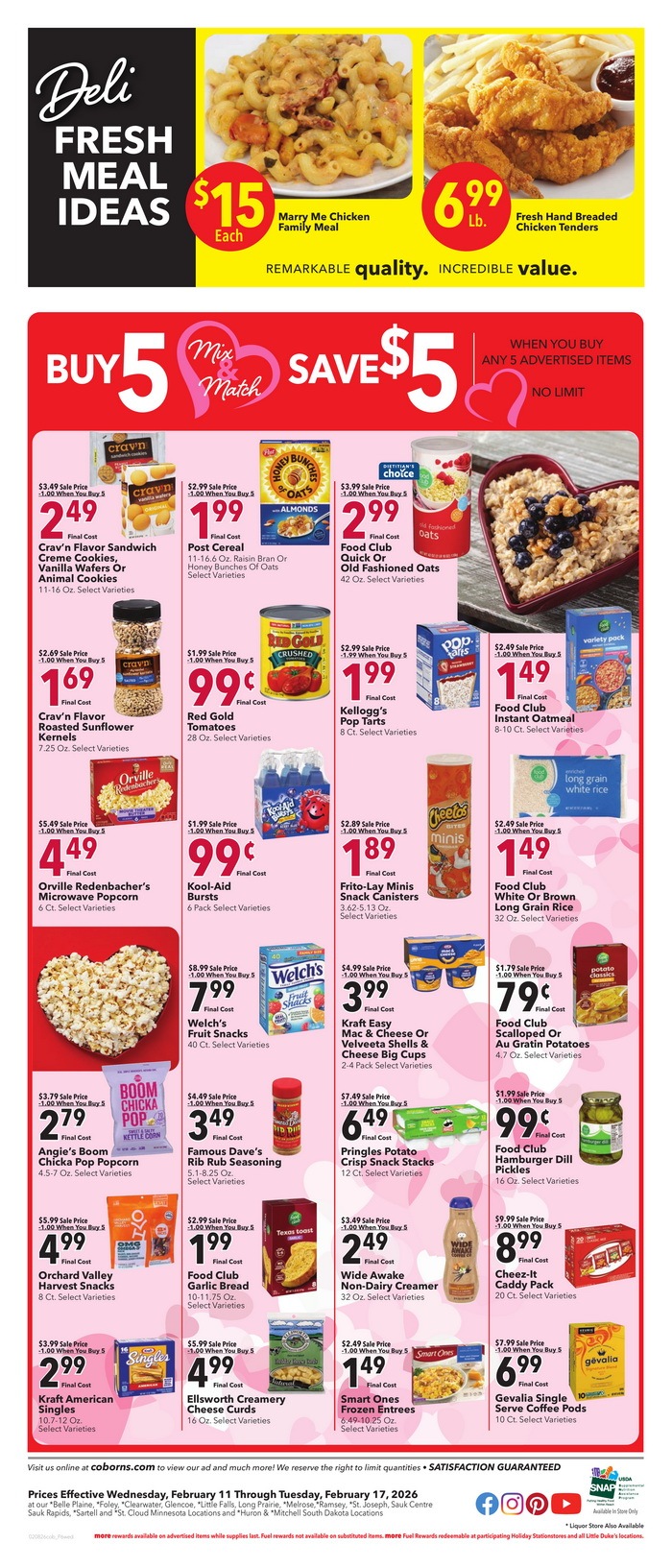 Coborn's Weekly Ad Feb 11 – Feb 17, 2026 (Valentine's Day Promotion ...
