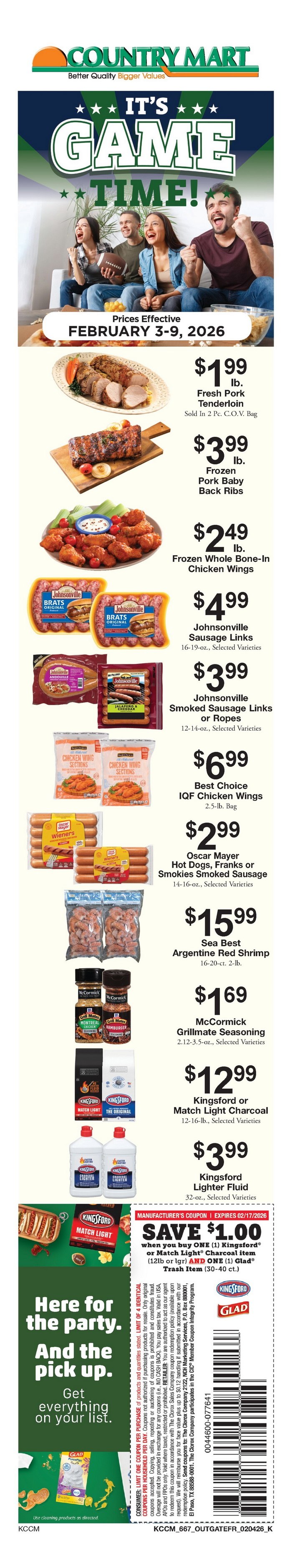 Country Mart Weekly Ad Feb 03 – Feb 09, 2026