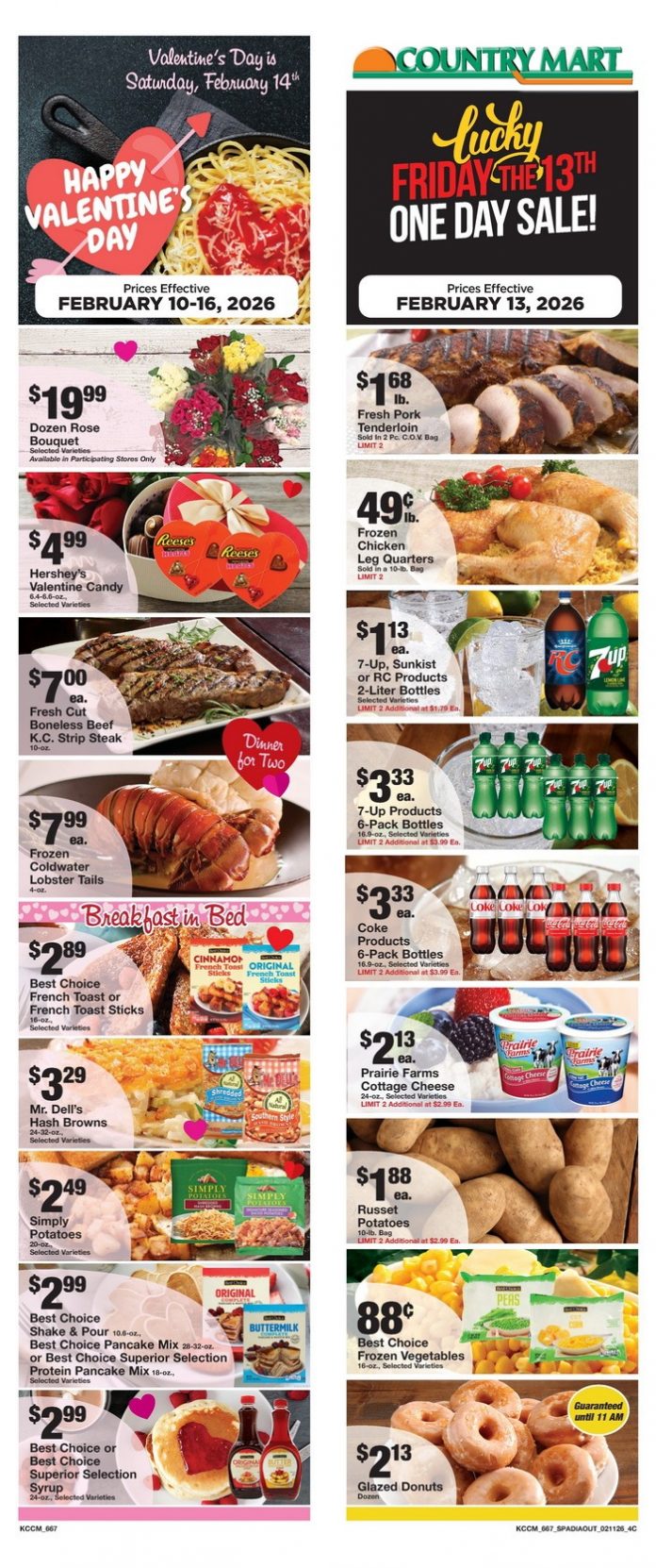 Country Mart Weekly Ad Feb 10 – Feb 16, 2026 (Valentine's Day Promotion ...
