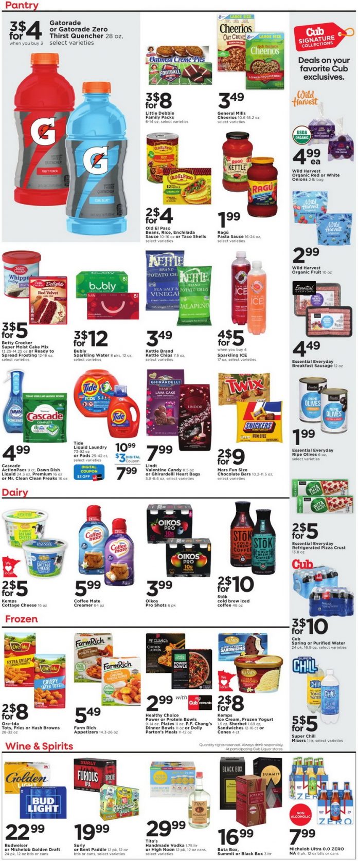 Cub Foods Weekly Ad Feb 01 – Feb 07, 2026 (Valentine's Day Promotion ...