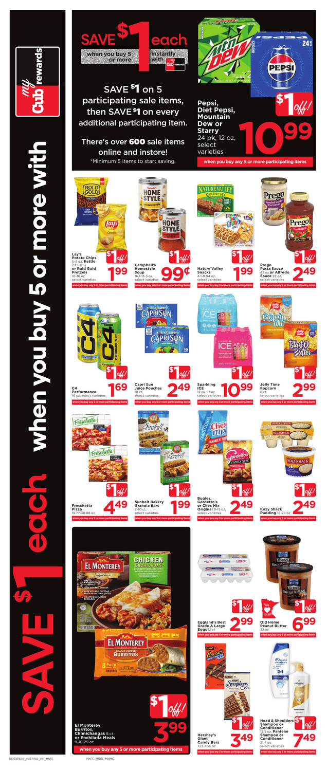 Cub Foods Weekly Ad Feb 22 – Feb 28, 2026