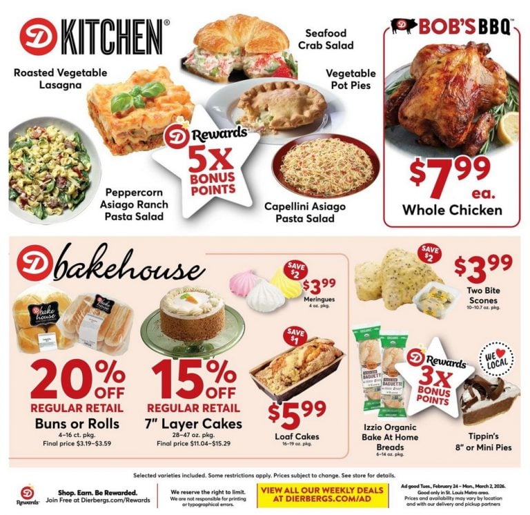 Dierbergs Markets Weekly Ad Feb 24 – Mar 02, 2026