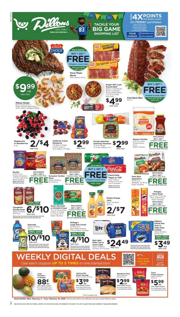 Dillons Weekly Ad Feb 04 – Feb 10, 2026 (Valentine's Day Promotion ...