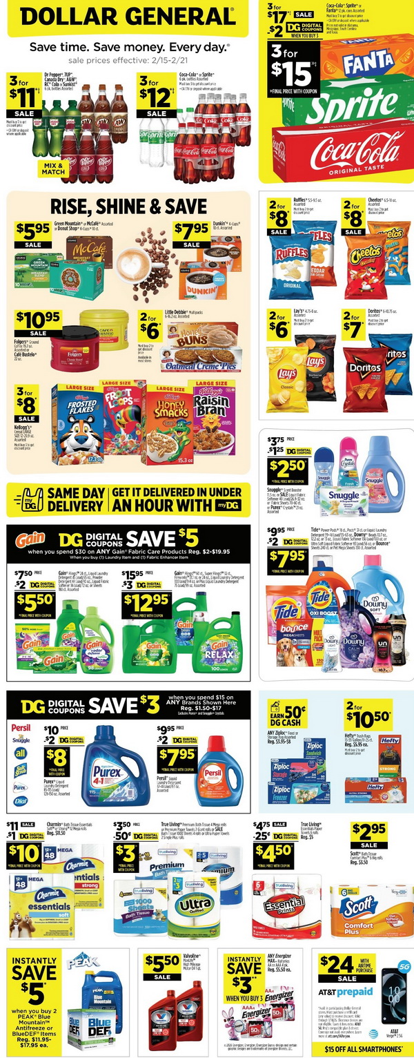 Dollar General Weekly Ad Feb 15 – Feb 21, 2026