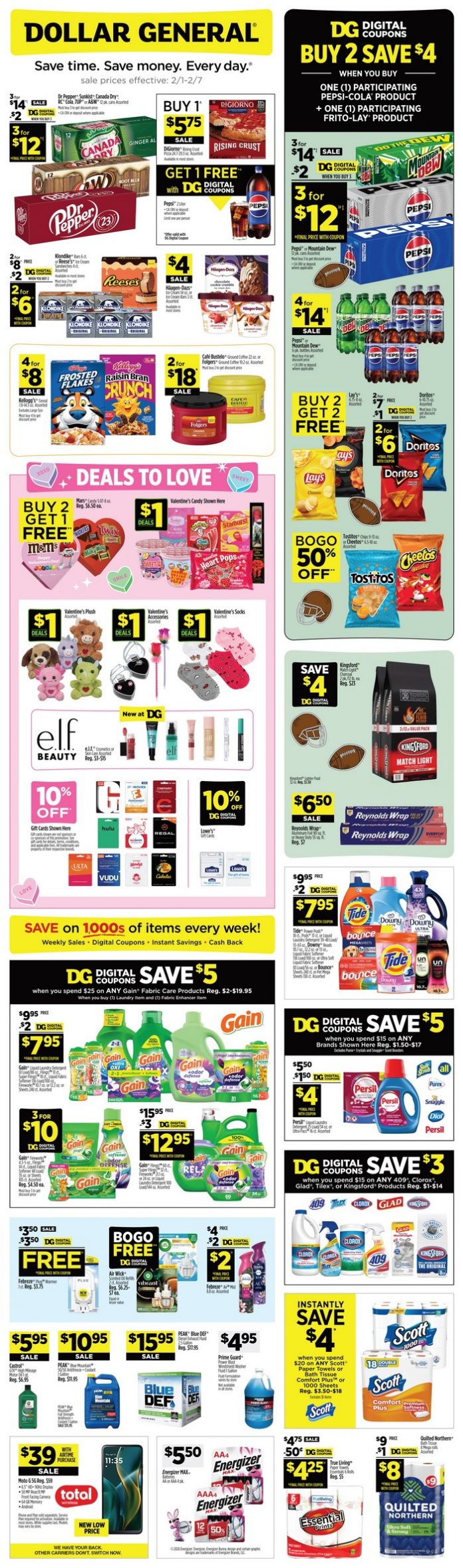 Dollar General Weekly Ad Feb 01 – Feb 07, 2026 (Valentine's Day ...