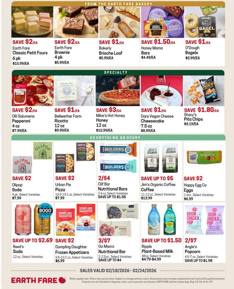 Earth Fare Weekly Ad Feb 18 – Feb 24, 2026