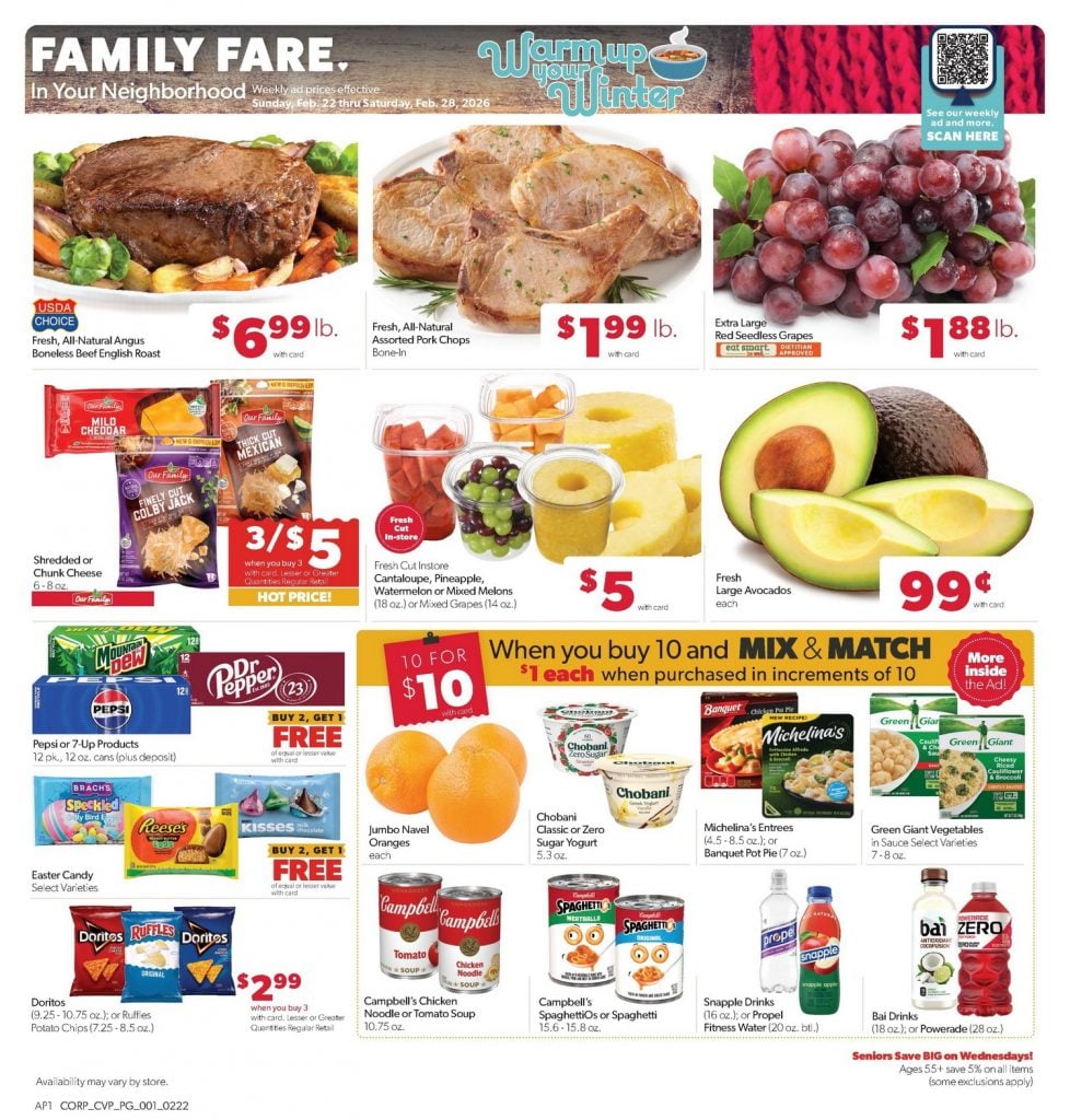 Family Fare Weekly Ad Feb 22 – Feb 28, 2026