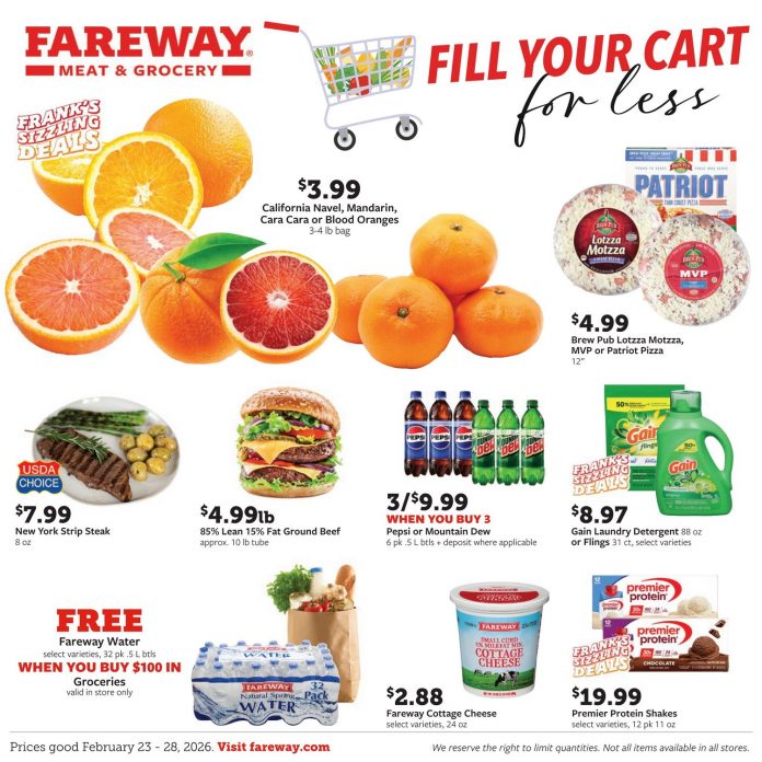 Fareway Weekly Ad Feb 23 – Feb 28, 2026