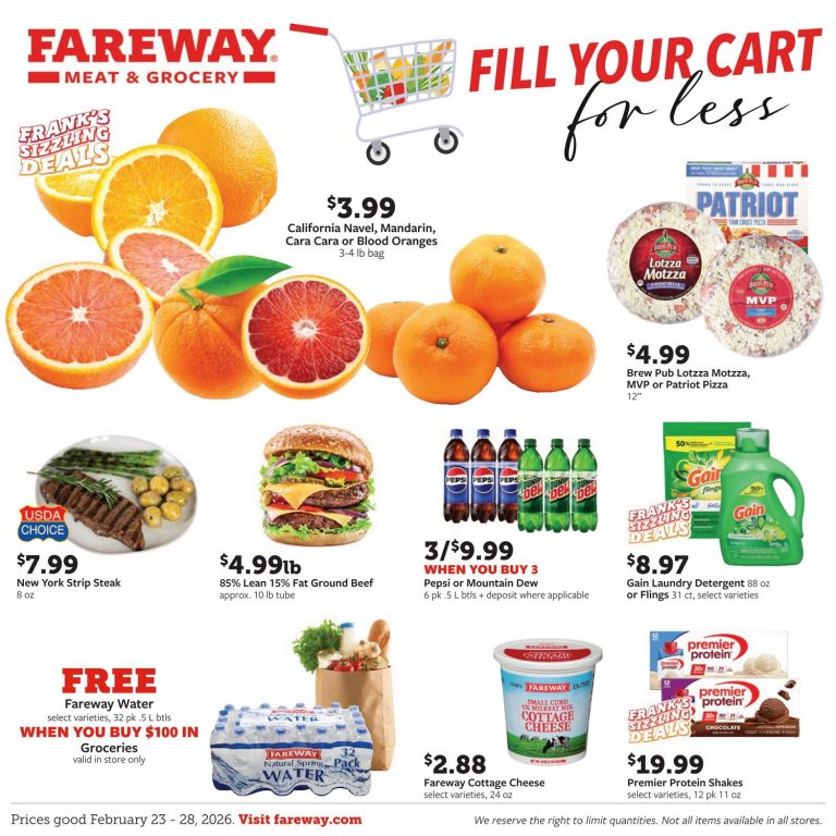 Fareway Weekly Ad Feb 23 – Feb 28, 2026