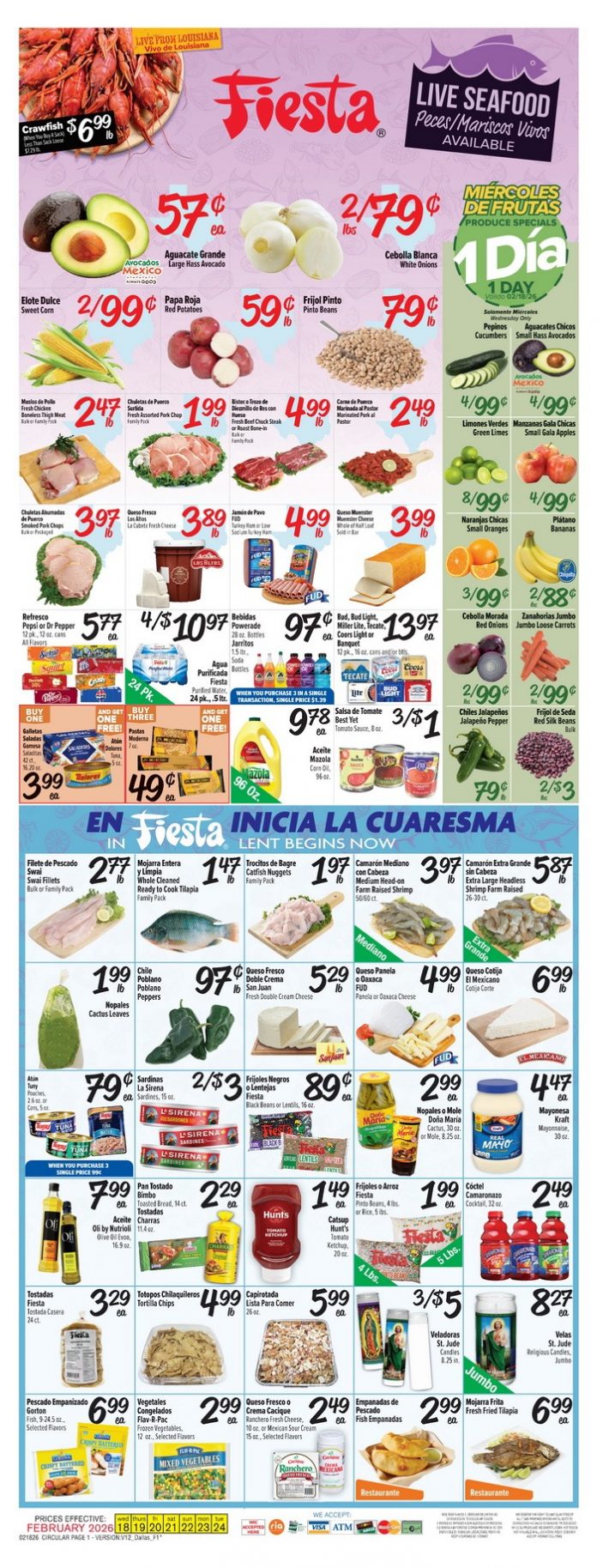 Fiesta Mart Weekly Ad Feb 18 – Feb 24, 2026