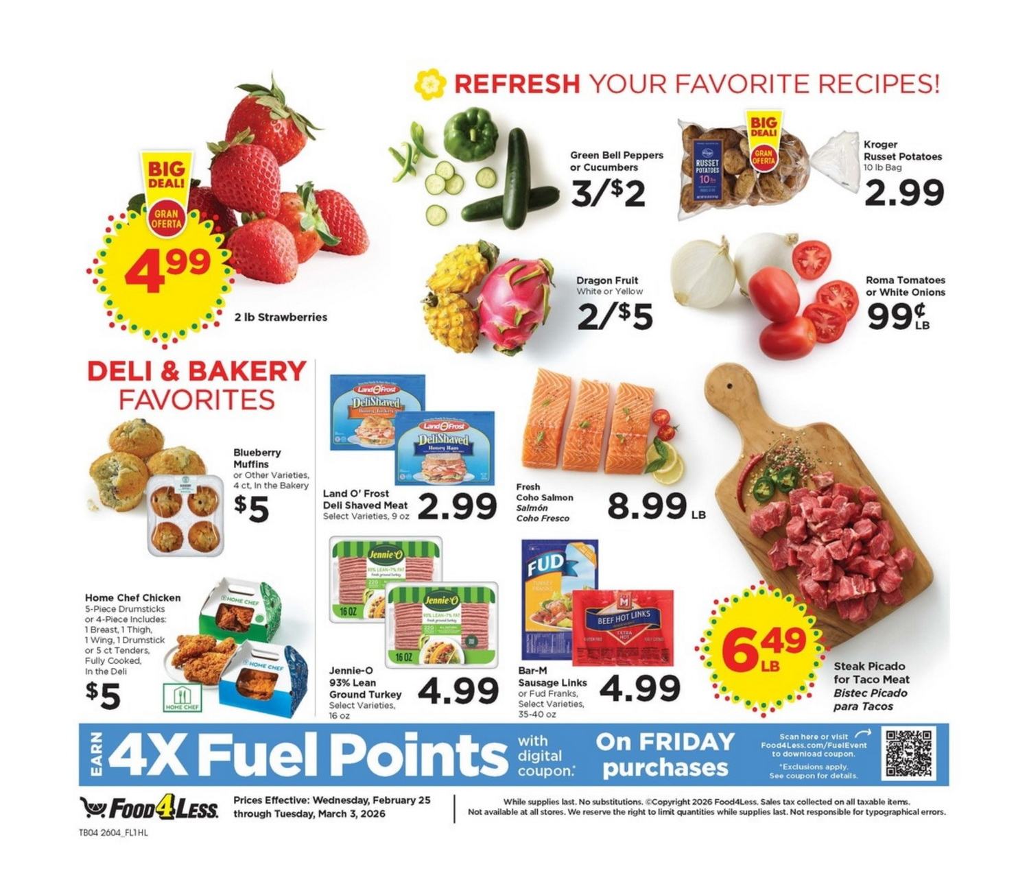Food 4 Less Weekly Ad Feb 25 – Mar 03, 2026