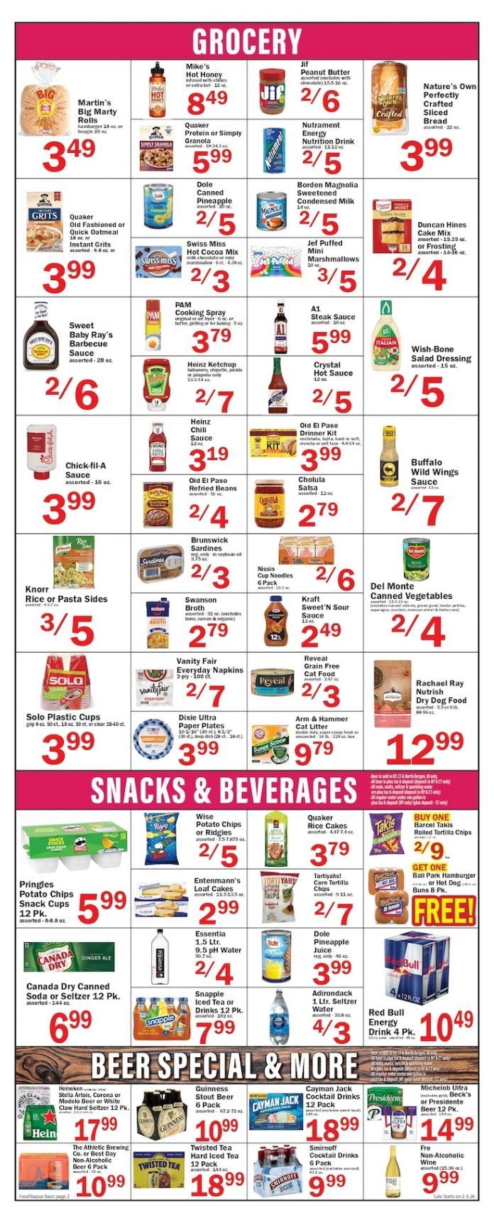 Food Bazaar Weekly Ad Feb 05 – Feb 11, 2026