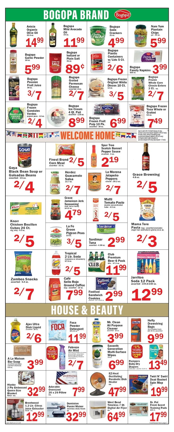 Food Bazaar Weekly Ad Feb 05 – Feb 11, 2026