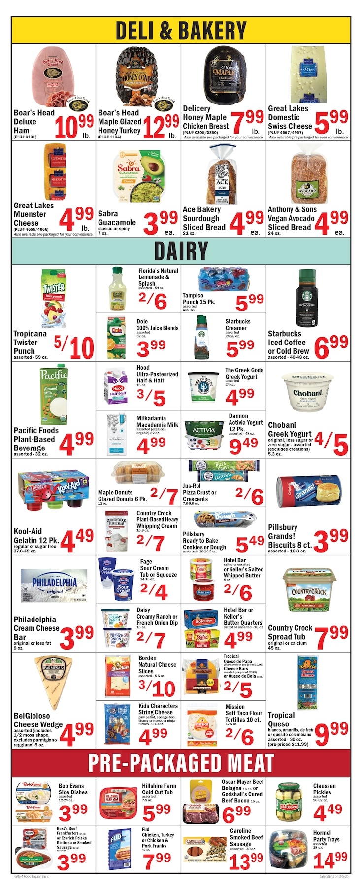 Food Bazaar Weekly Ad Feb 05 – Feb 11, 2026
