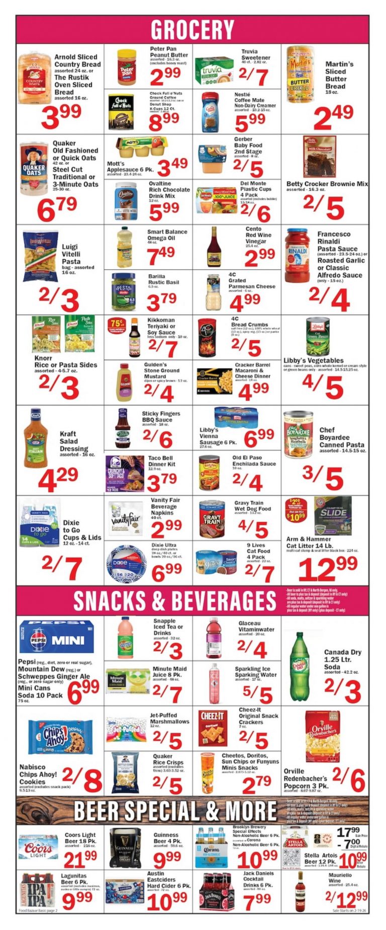 Food Bazaar Weekly Ad Feb 19 – Feb 25, 2026