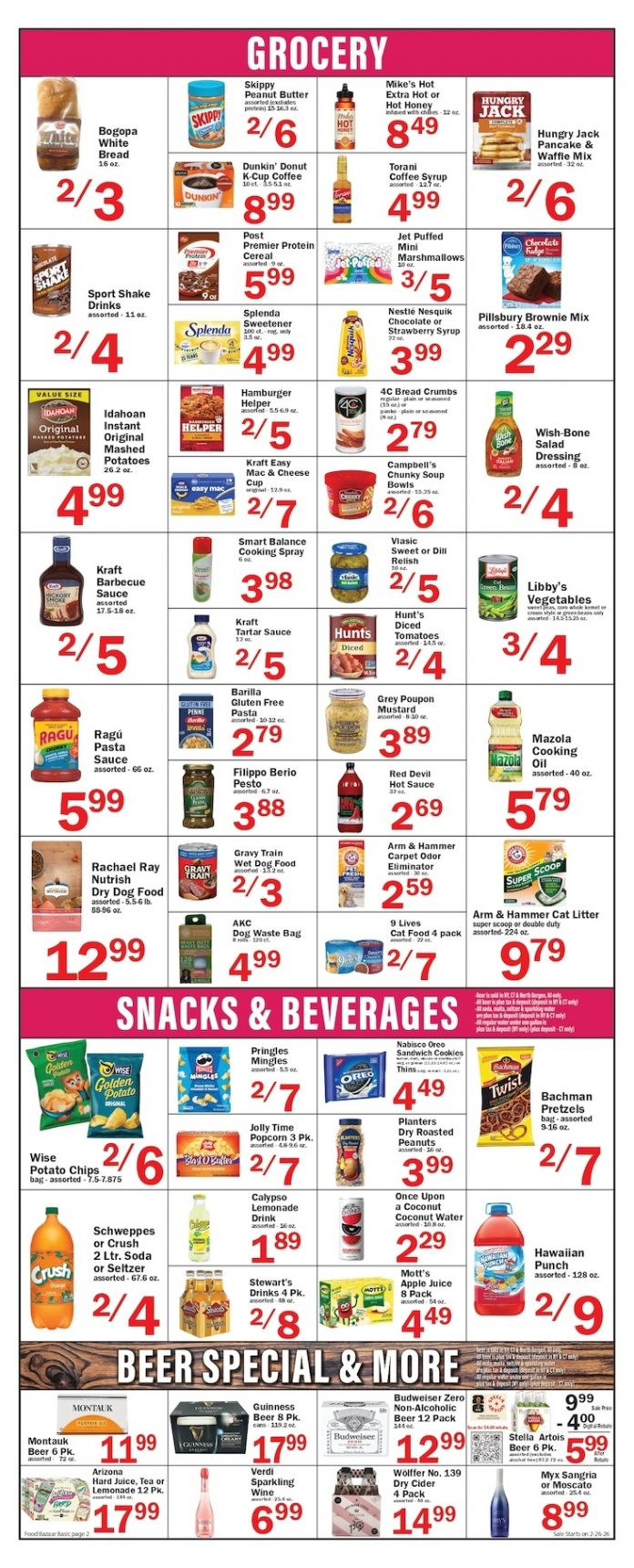 Food Bazaar Weekly Ad Feb 26 – Mar 04, 2026