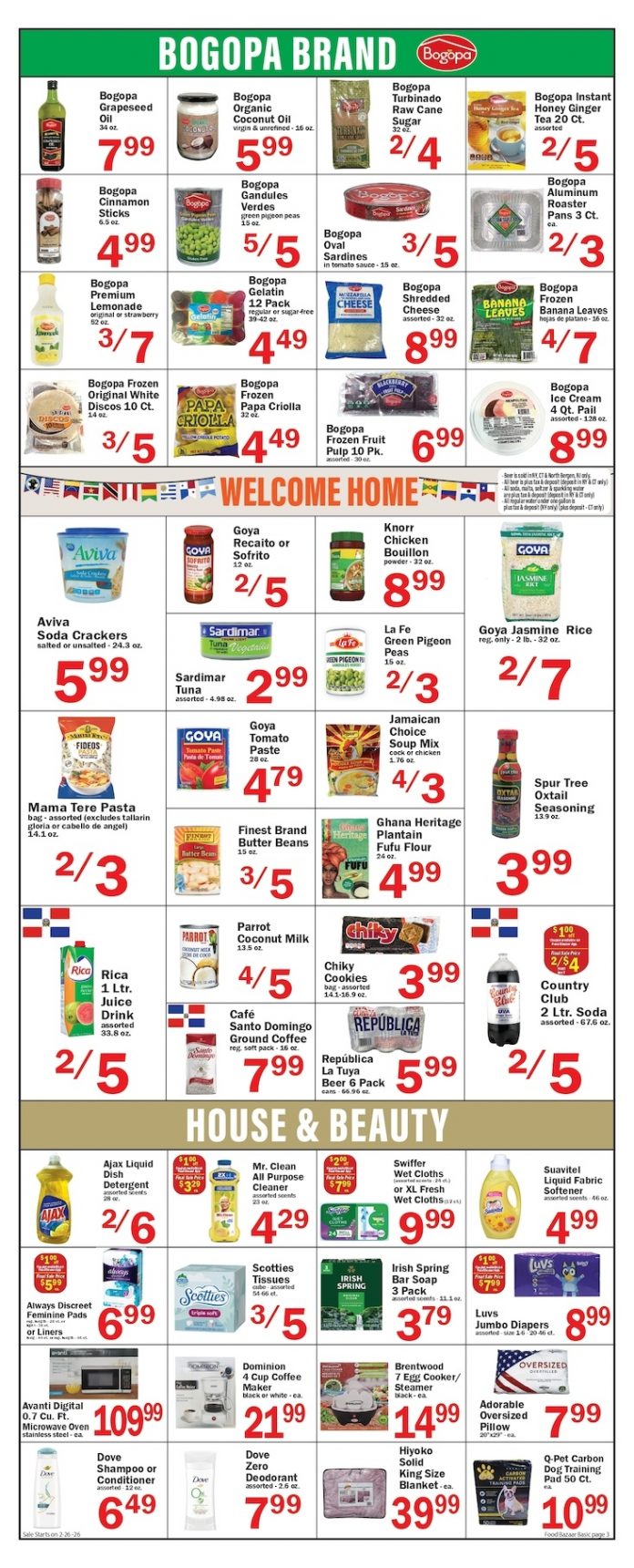 Food Bazaar Weekly Ad Feb 26 – Mar 04, 2026