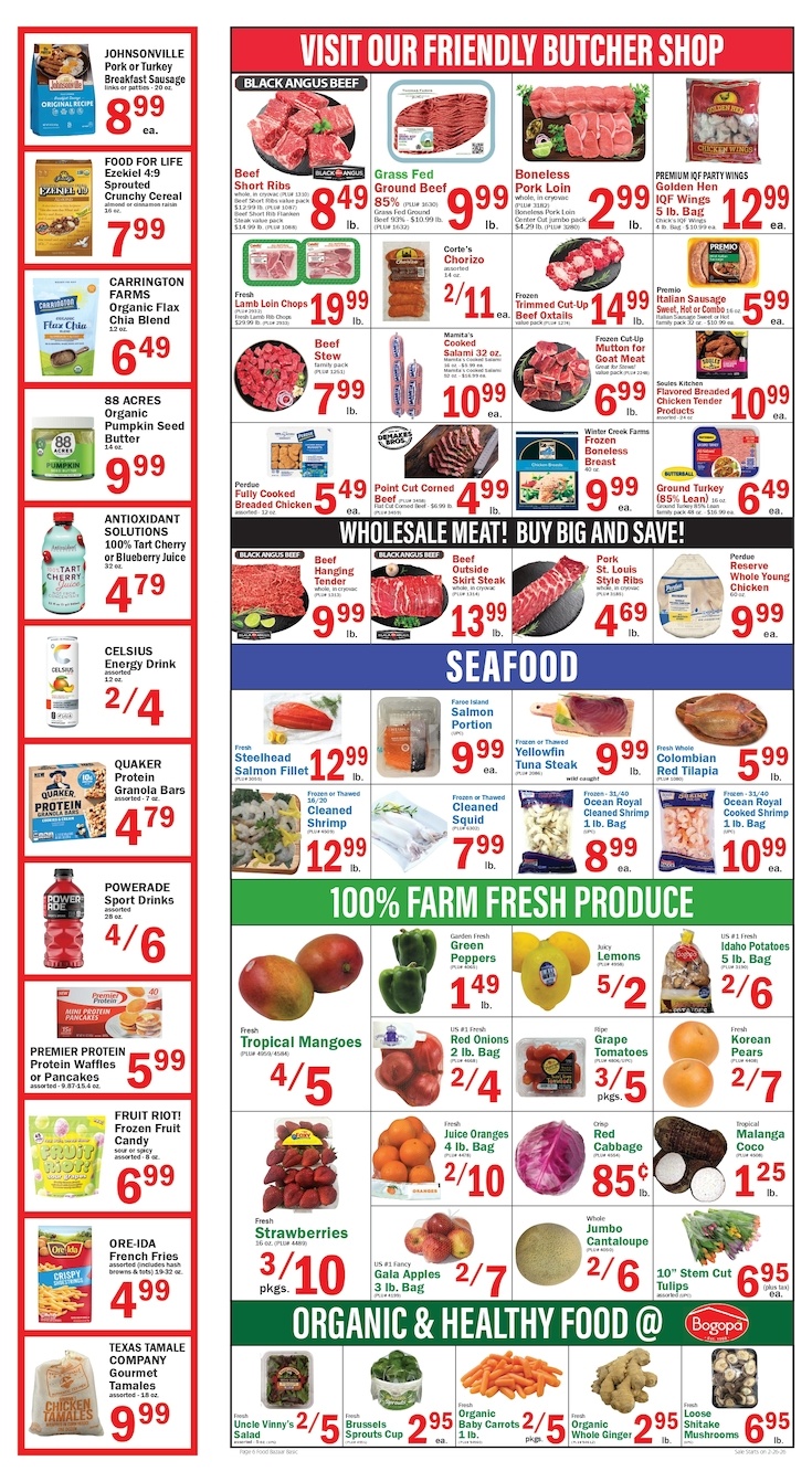 Food Bazaar Weekly Ad Feb 26 – Mar 04, 2026