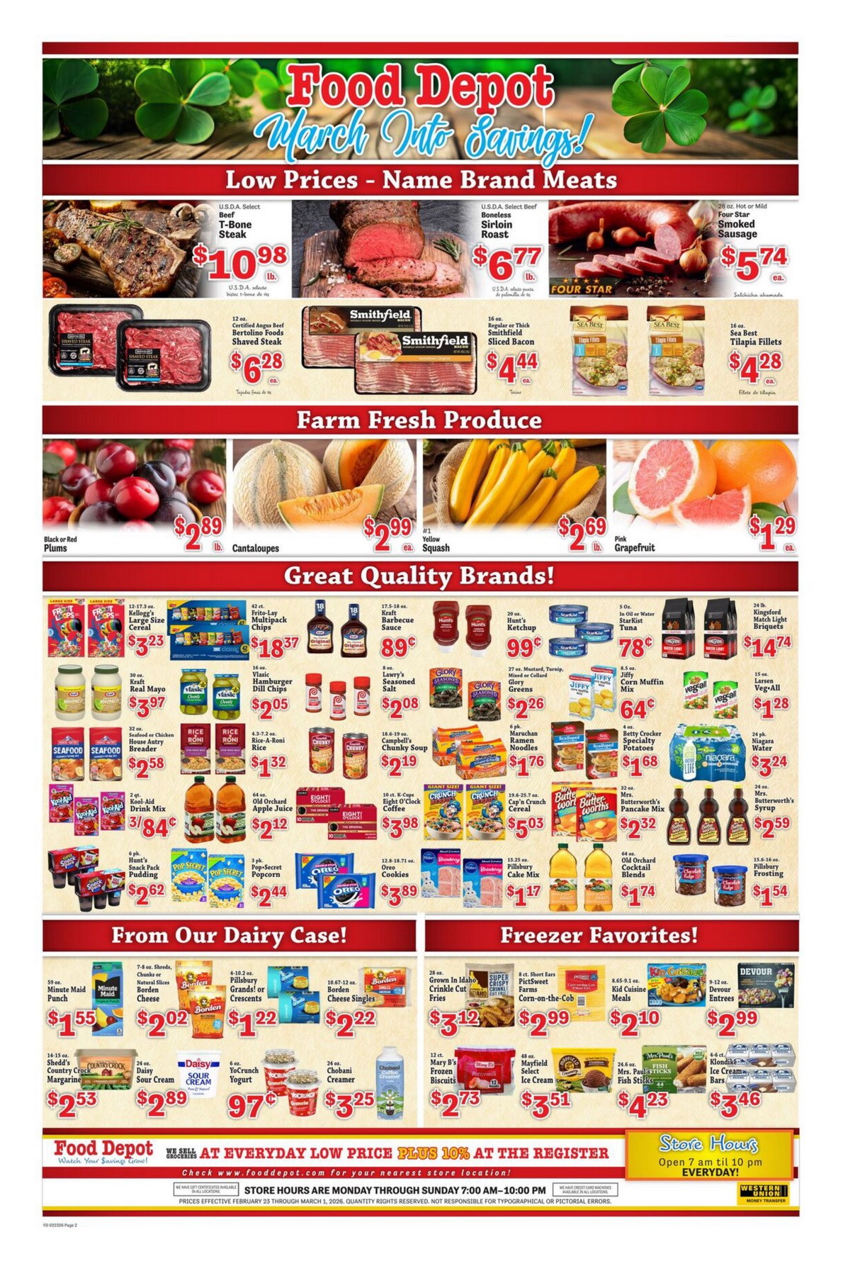Food Depot Weekly Ad Feb 23 – Mar 01, 2026