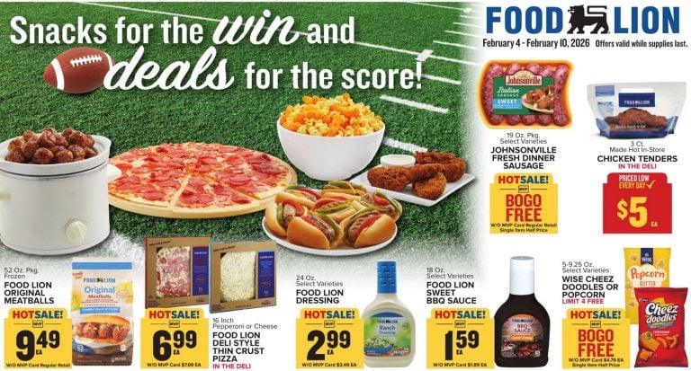 Food Lion Weekly Ad Feb 04 – Feb 10, 2026