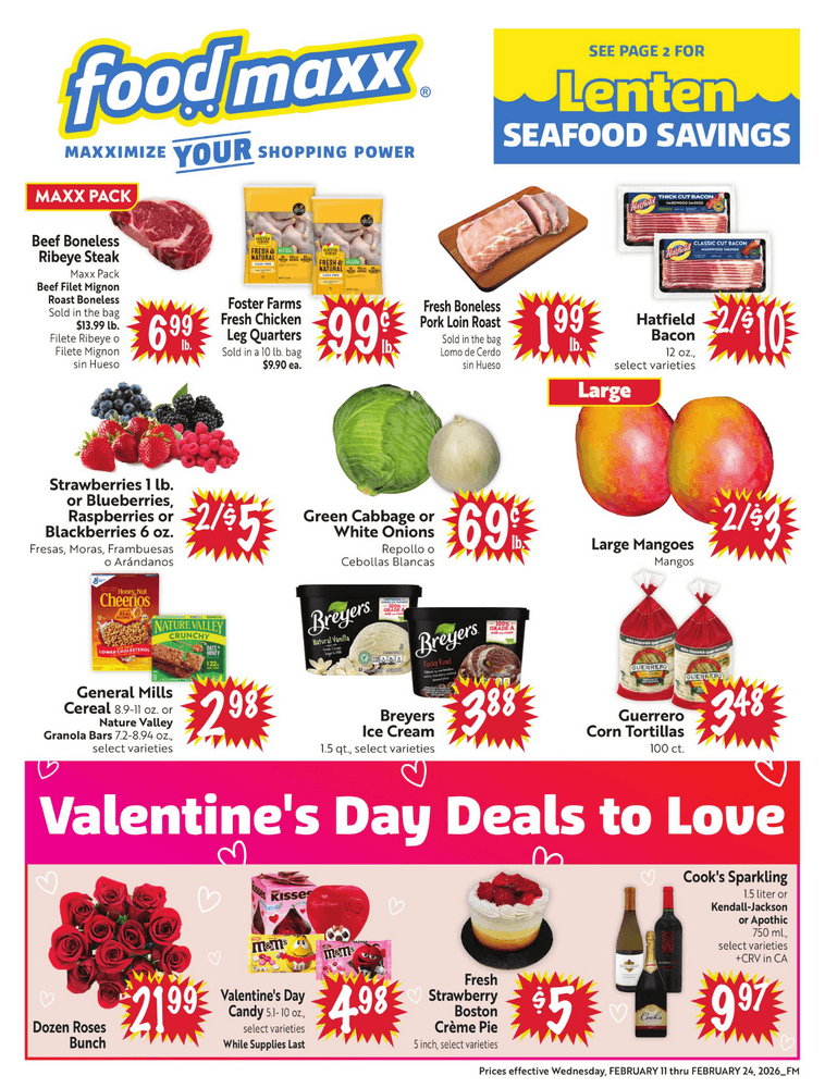 Food Maxx Weekly Ad Feb 11 – Feb 24, 2026