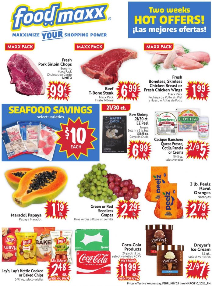 Food Maxx Weekly Ad Feb 25 – Mar 10, 2026