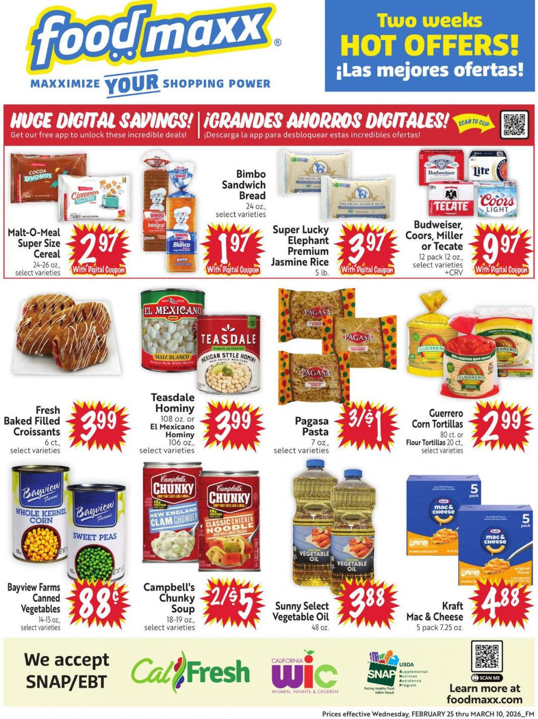 Food Maxx Weekly Ad Feb 25 – Mar 10, 2026