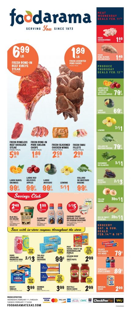 Foodarama Weekly Ad Feb 11 – Feb 17, 2026