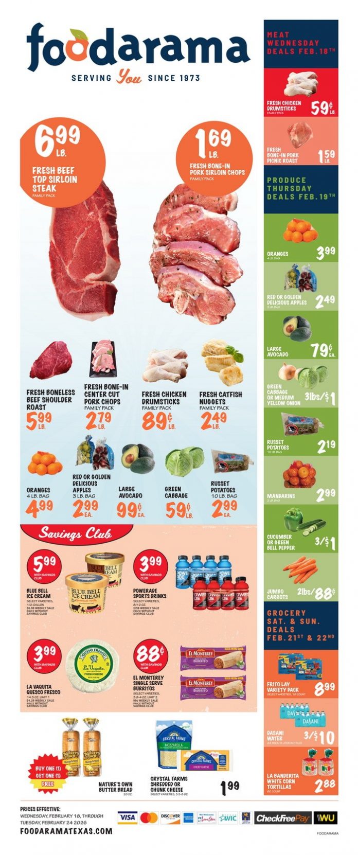Foodarama Weekly Ad Feb 18 – Feb 24, 2026